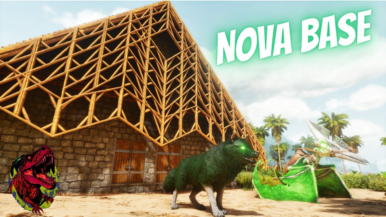 ARK Ascended PRIMAL CHAOS #05 MOVA BASE E FARM INSANO COM NOSSO LOBO ...