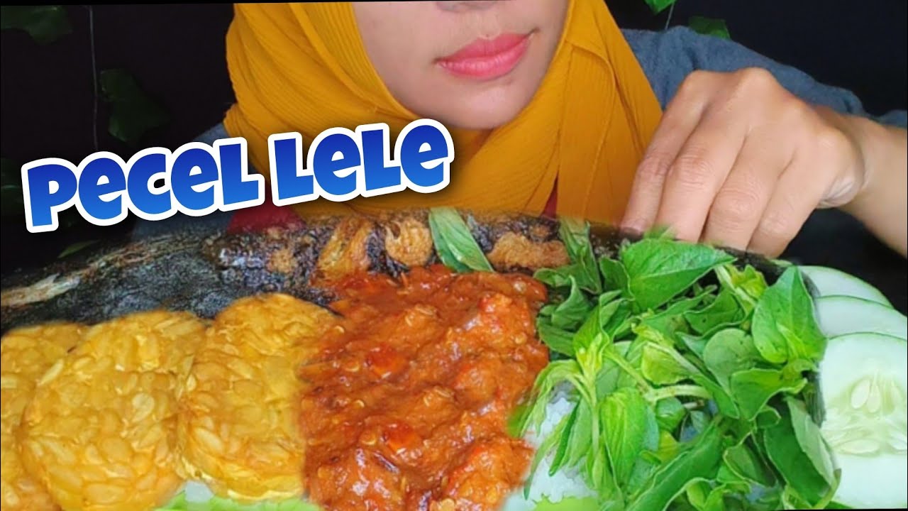 ASMR PECEL LELE SAMBAL PEDESNYA NIKMAT||MUKBANG INDONESIA||EATING SHOW ...