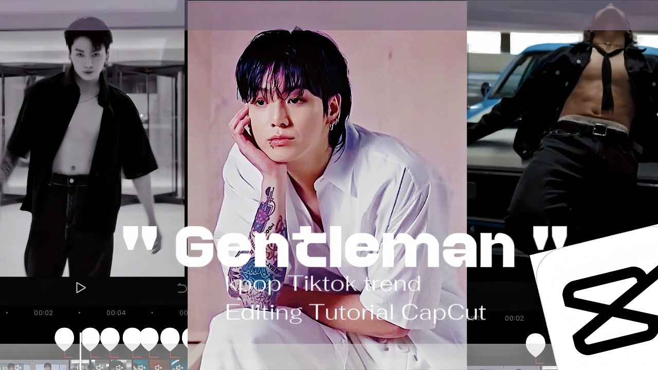 "Gentleman" Kpop Tiktok Trend CapCut Editing Tutorial #jungkook #capcuttutorial #bts - YouTube