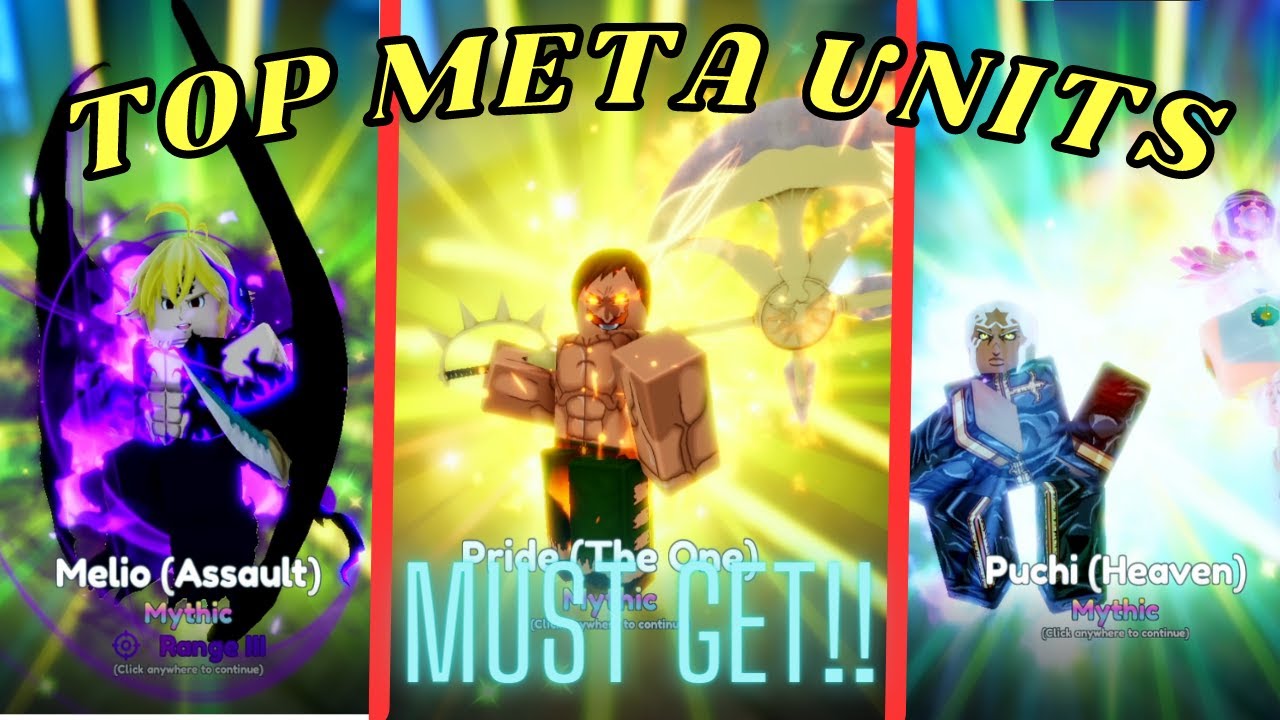GET THESE UNITS!! (Anime Adventures Meta Units) - YouTube