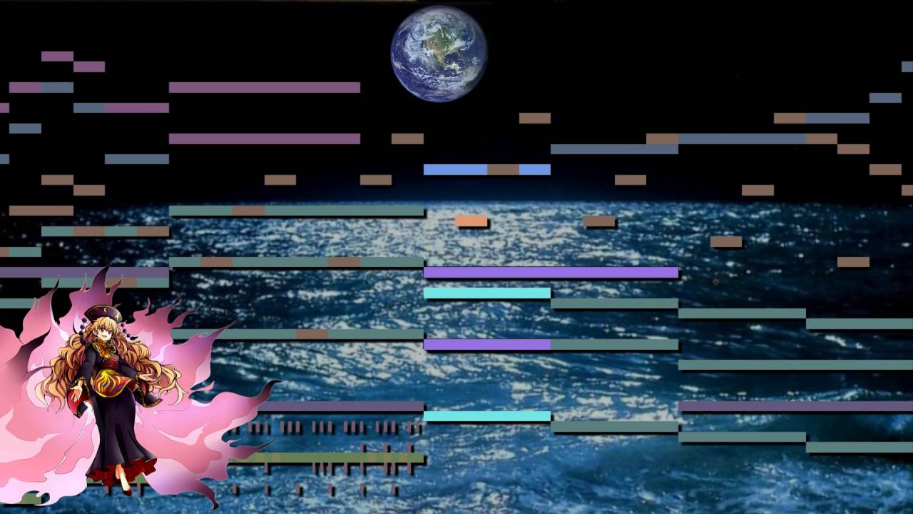 [Touhou 15] The Sea Where One's Home Planet Reflects 2.0 (MIDI) - YouTube