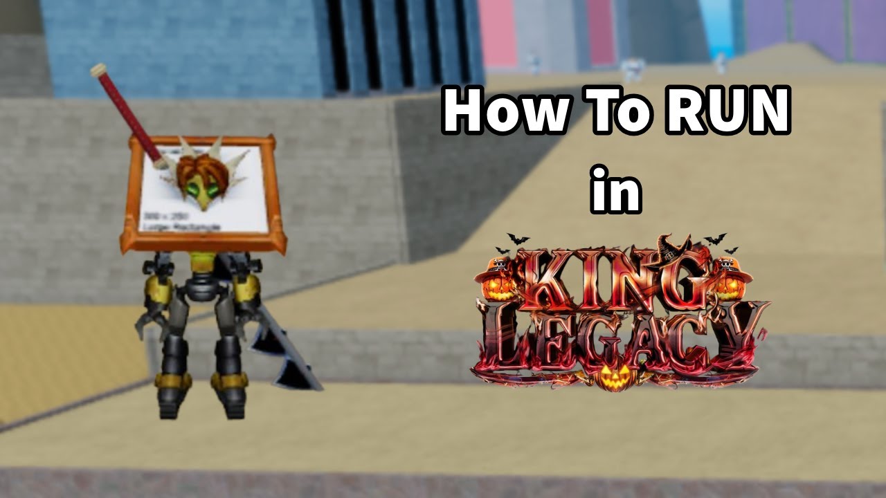How to RUN in King Legacy on COMPUTER - YouTube