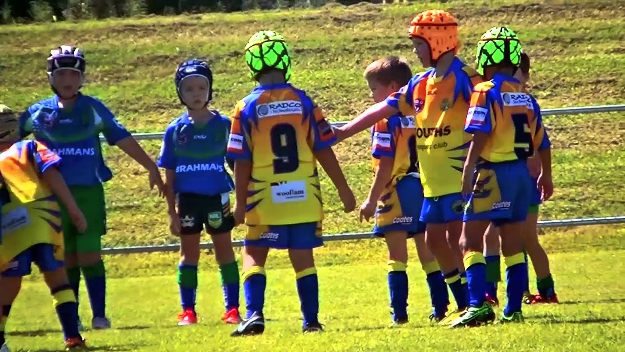 Junior Rugby League U7 2016 March Game - YouTube