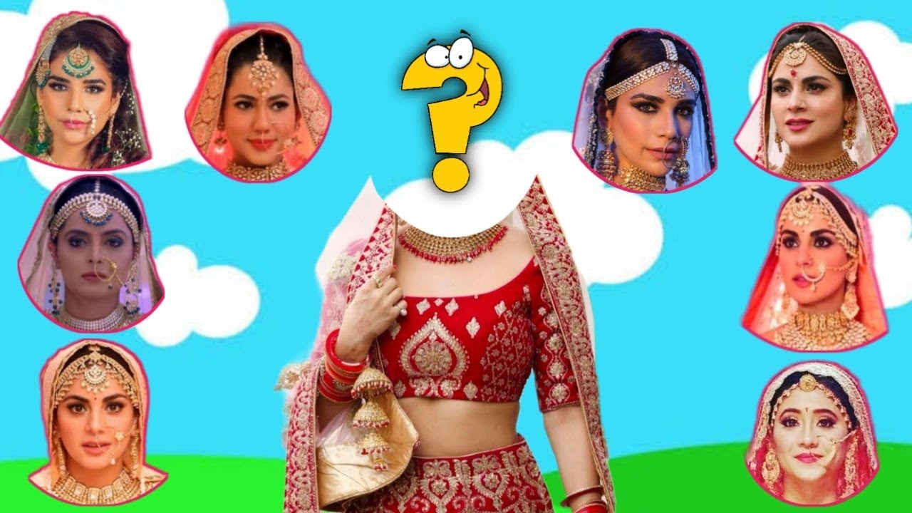 Wrong Head puzzle with kundli bhaghya bridal look | new funny game ...