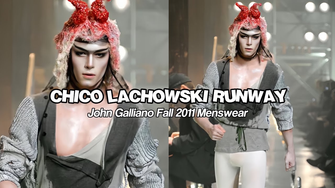 Chico Lachowski John Galliano Fall 2011 Menswear Runway - YouTube