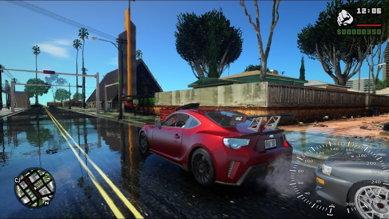 GTA san andreas(gta6) mod ultra realistic graphics 2018 - YouTube