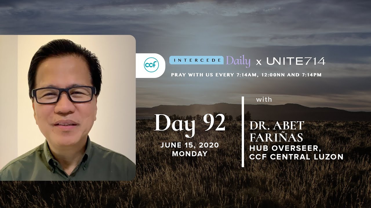 Intercede Daily - Day 92 (June 15, 2020) - YouTube