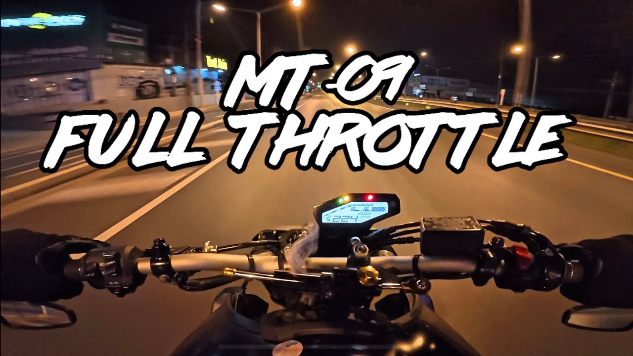 MT-09 FULL THROTTLE POV CRAZY RIDE - YouTube