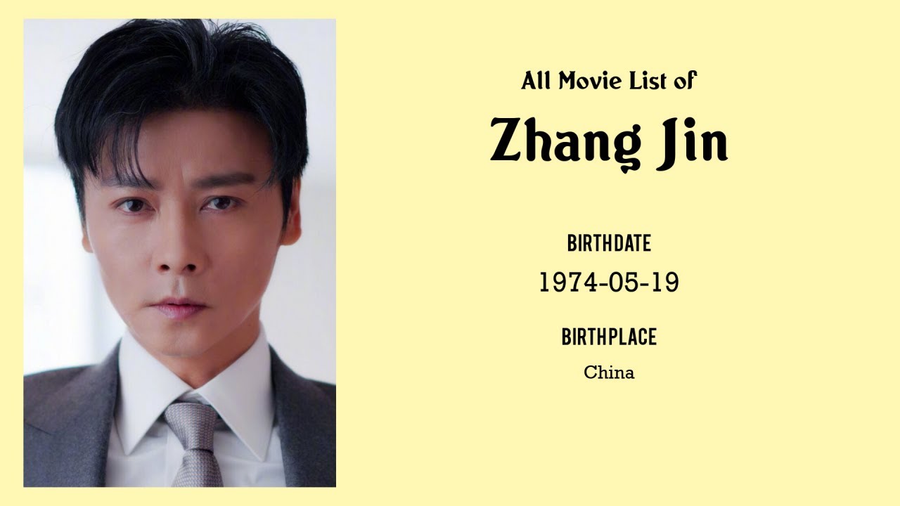 Zhang Jin Movies list Zhang Jin| Filmography of Zhang Jin - YouTube