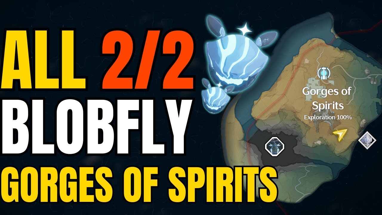 Find All 2 Blobfly in Gorges of Spirit - Wuthering Waves - YouTube