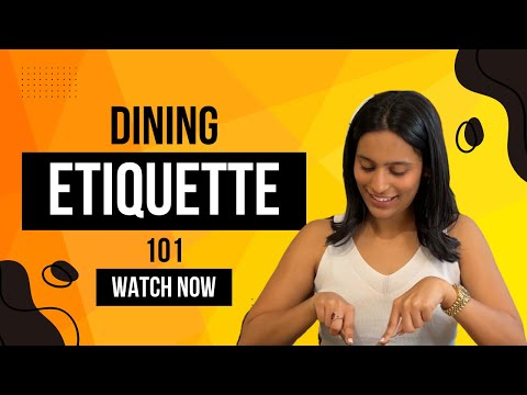 Dining Etiquette: How to master basic table manners