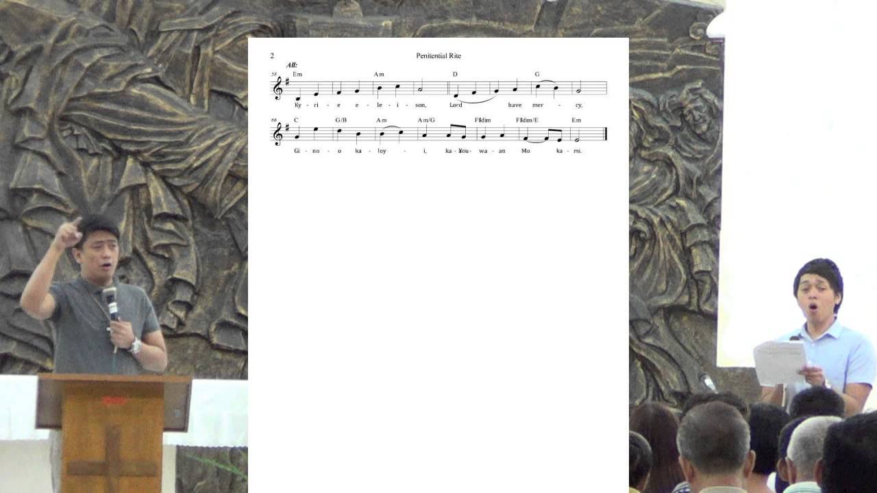 Penitential Rite during Pope Francis visit at Luneta - YouTube