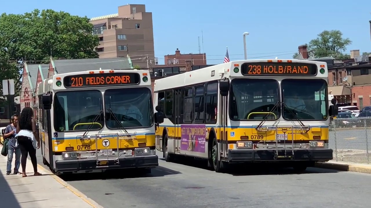 MBTA Bus Action (HD) - YouTube