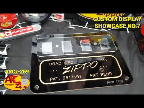 Zippo Collection (32) My Custom Display Showcase No.7 | 4 Units | Zippo Bottomz Up | ARCz-259