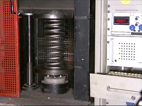Testing coil spring - YouTube