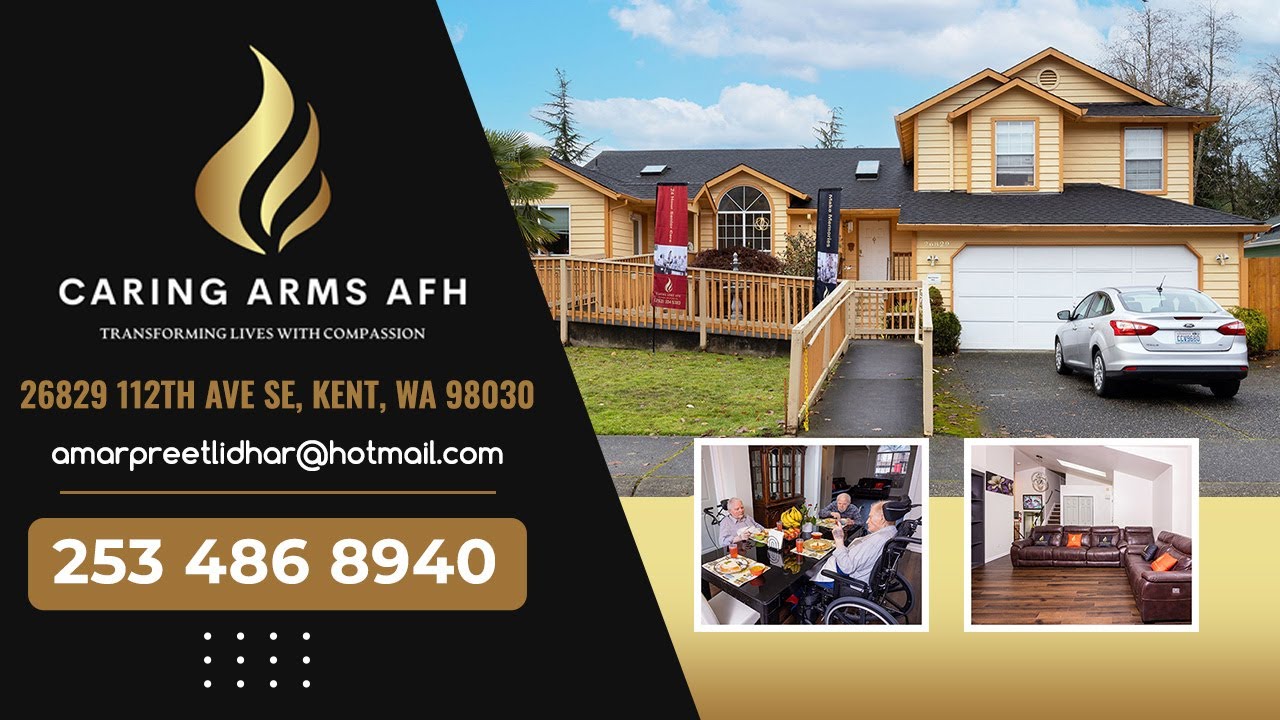 Caring Arms Adult Family Home in Kent Washington - YouTube