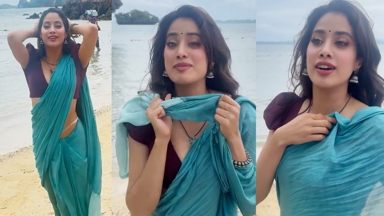 Chuttamalle Making Video | Janhvi Kapoor’s Mesmerizing BTS Moments from ...