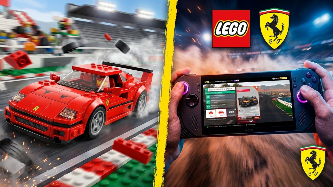 Forza Horizon 4 Lego Speed Champions DLC Ferrari F40 Rog Ally X - YouTube