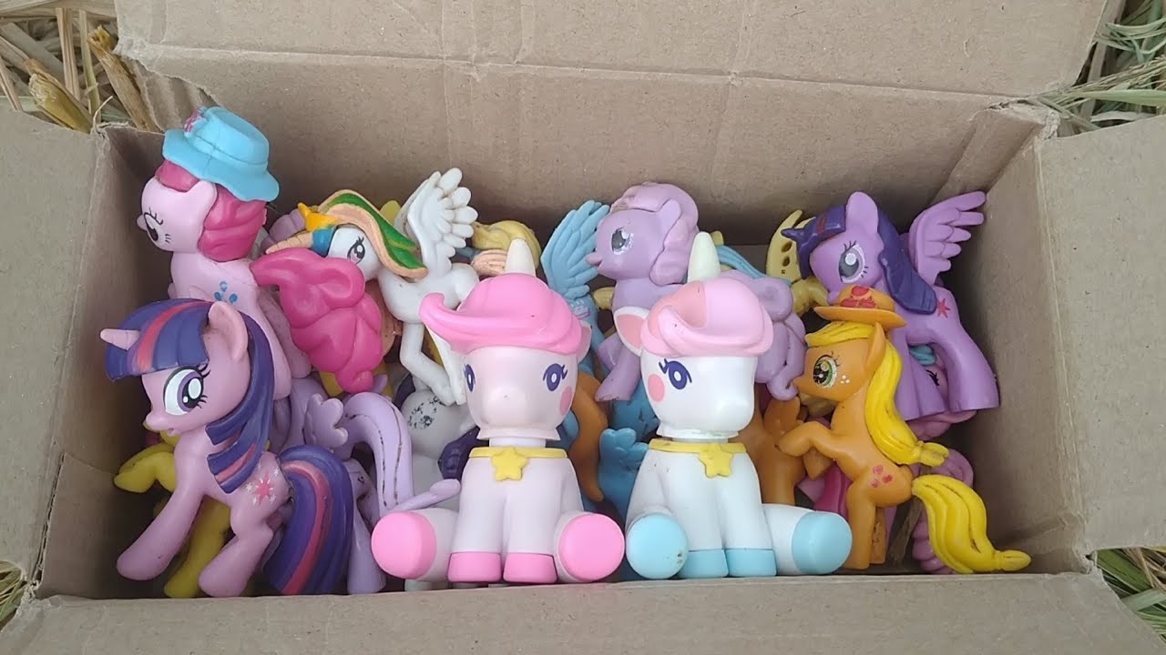 Menemukan Kotak Harta Karun Kuda Poni Kembar | Kuda Poni Rarity, Pinkie ...
