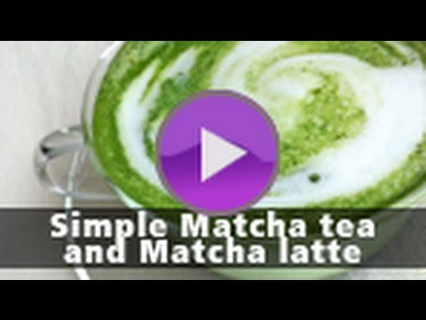 Simple Matcha tea and Matcha latte - YouTube