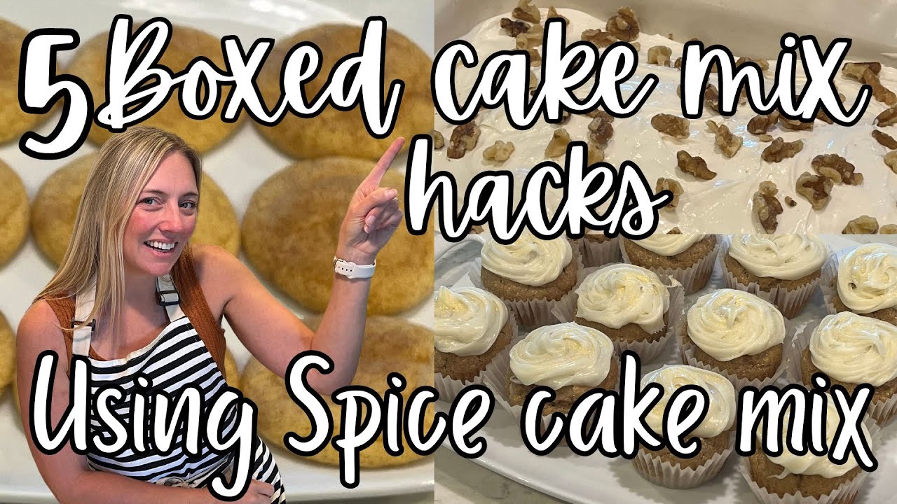 5 Amazing SPICE CAKE MIX RECIPES that will Blow Your MIND! | Doctored ...
