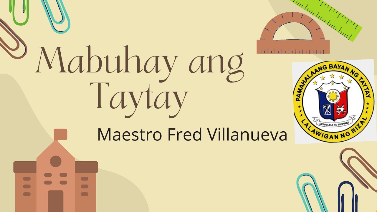 Mabuhay ang Taytay TAYTAY HYMN #taytay hymn #Taytay #MabuhayangTaytay # ...