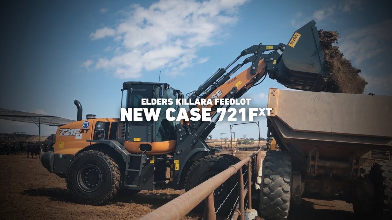 Elders Killara Feedlot | New CASE 721F XT - YouTube