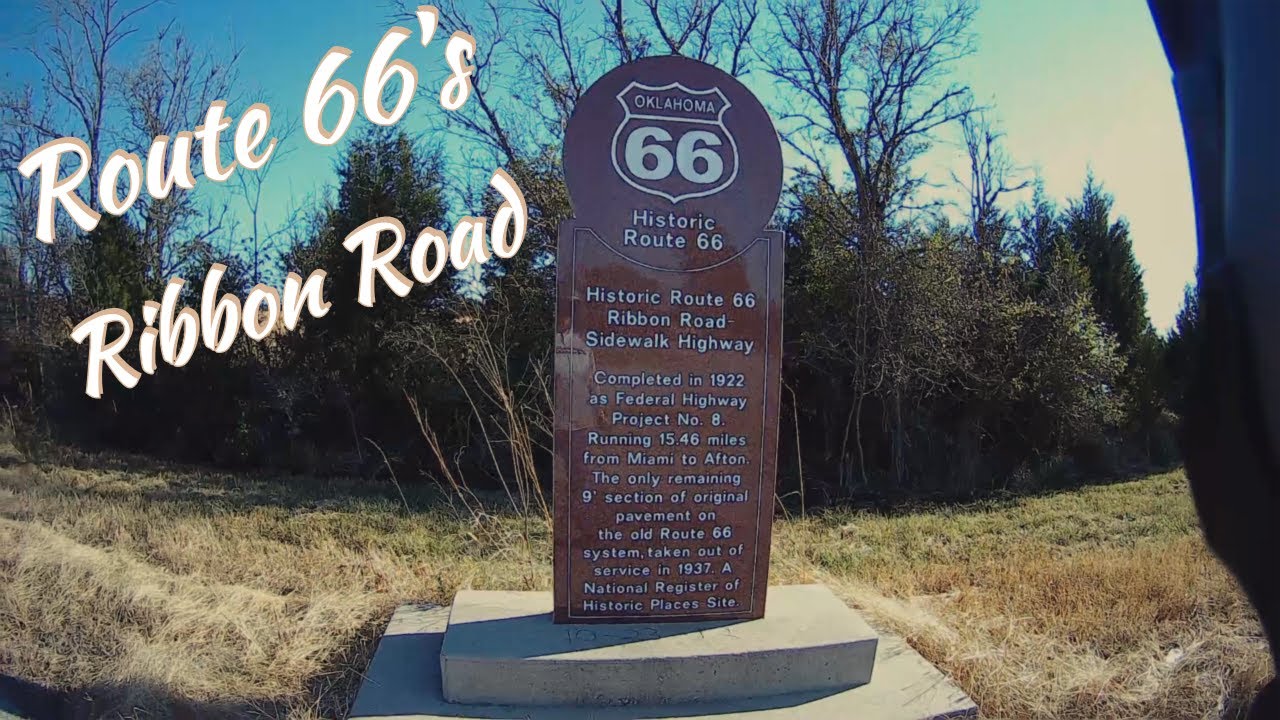 A Ride on Route 66's Ribbon Road in Oklahoma - YouTube