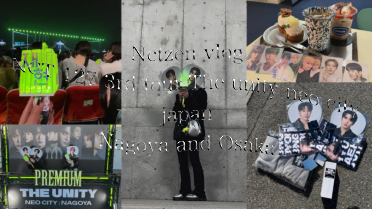 [시즈니 브이로그] (eng sub) nct127 the unity japan tour Nagoya and Osaka vlog ...