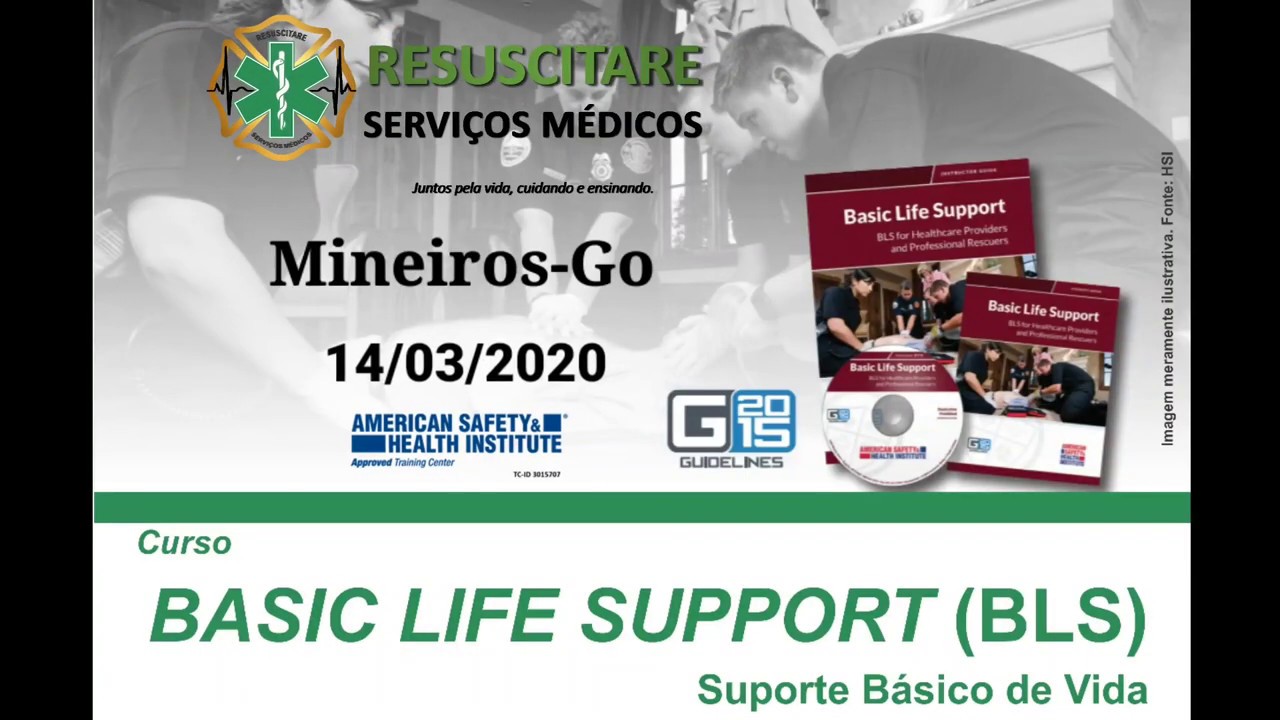 ASHI BASIC LIFE SUPPORT (BLS) - Mineiros/Go 14/03/2020 - YouTube
