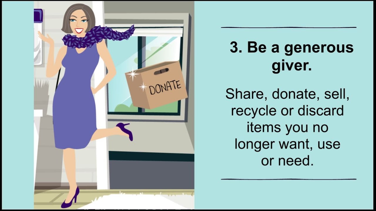 𝗟𝗶𝗴𝗵𝘁𝗲𝗻 𝗨𝗽! Another Diva Downsizing Tip - Be a Generous Giver - YouTube