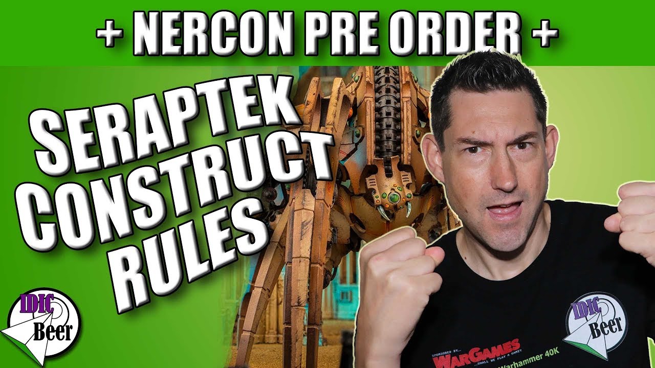 Necron Seraptek Heavy Construct Rules and Pre Order - YouTube