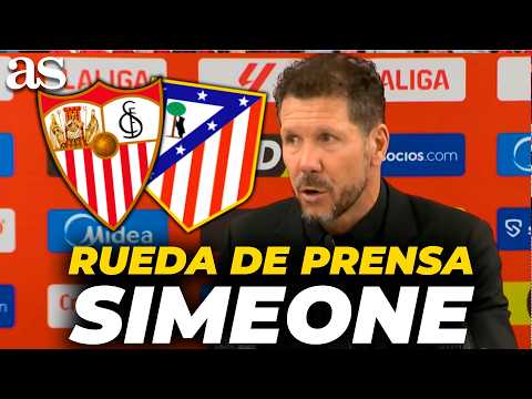 SIMEONE en RUEDA de PRENSA COMPLETA tras el SEVILLA 2-1 ATLÉTICO de MADRID | El CHOLO HABLA