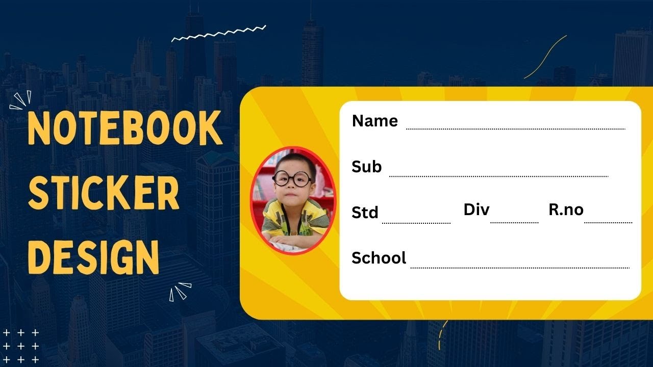 How To Make Notebook Sticker In Canva - YouTube