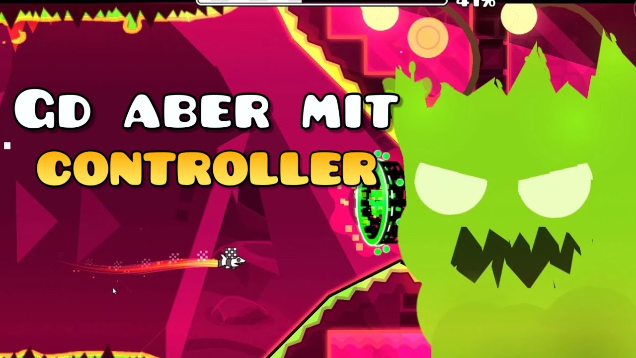 Geometry Dash aber mit CONTROLLER - YouTube