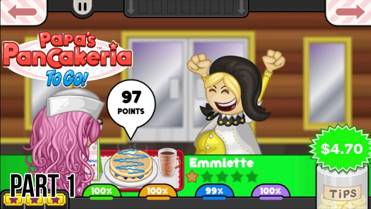 Papa’s Pancakeria To Go Part 1 - Training and First Week | Day 1 - 7 ...