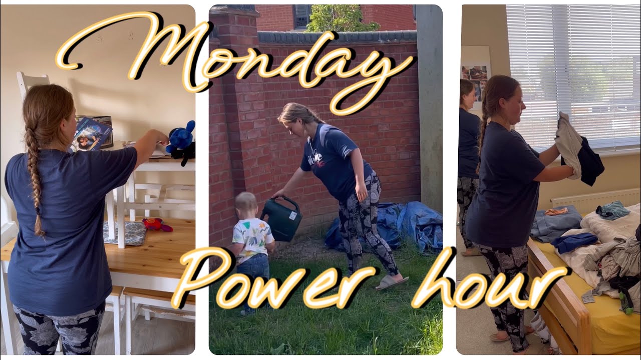 Cleaning motivation - Monday power hour! - YouTube