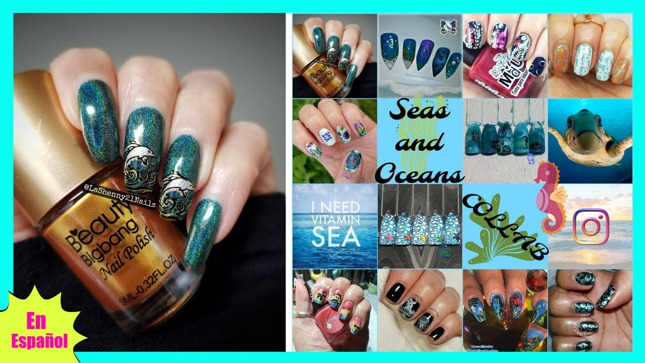 Mar y Océano - BeautyBigBang BBBXL-002 || LaShenny21Nails - YouTube