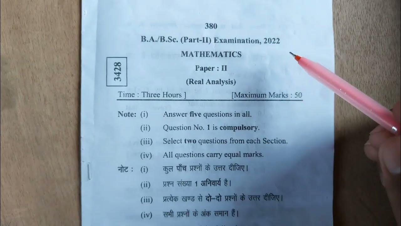Real Analysis Paper Real Analysis Important Questions Paper YouTube real-analysis-paper-real-analysis-important-questions-paper-youtube
