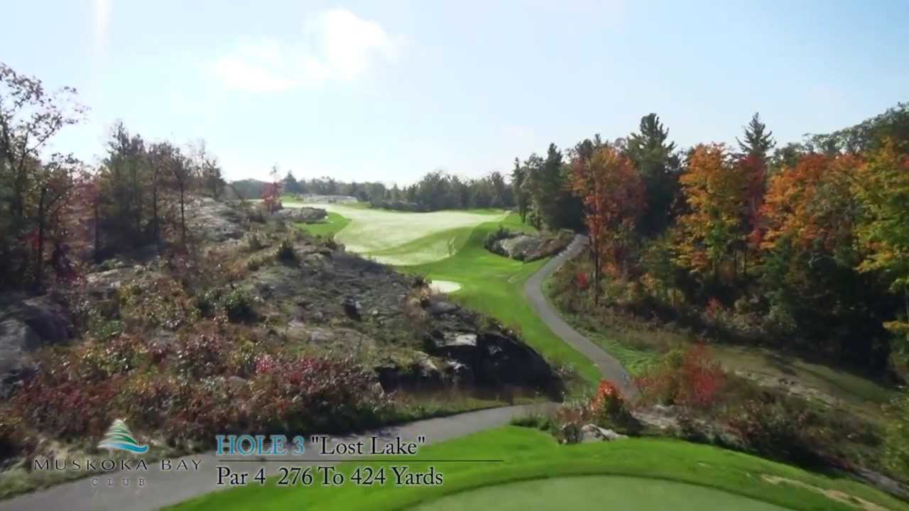 Muskoka Bay Club Hole 3 "Lost Lake" - YouTube