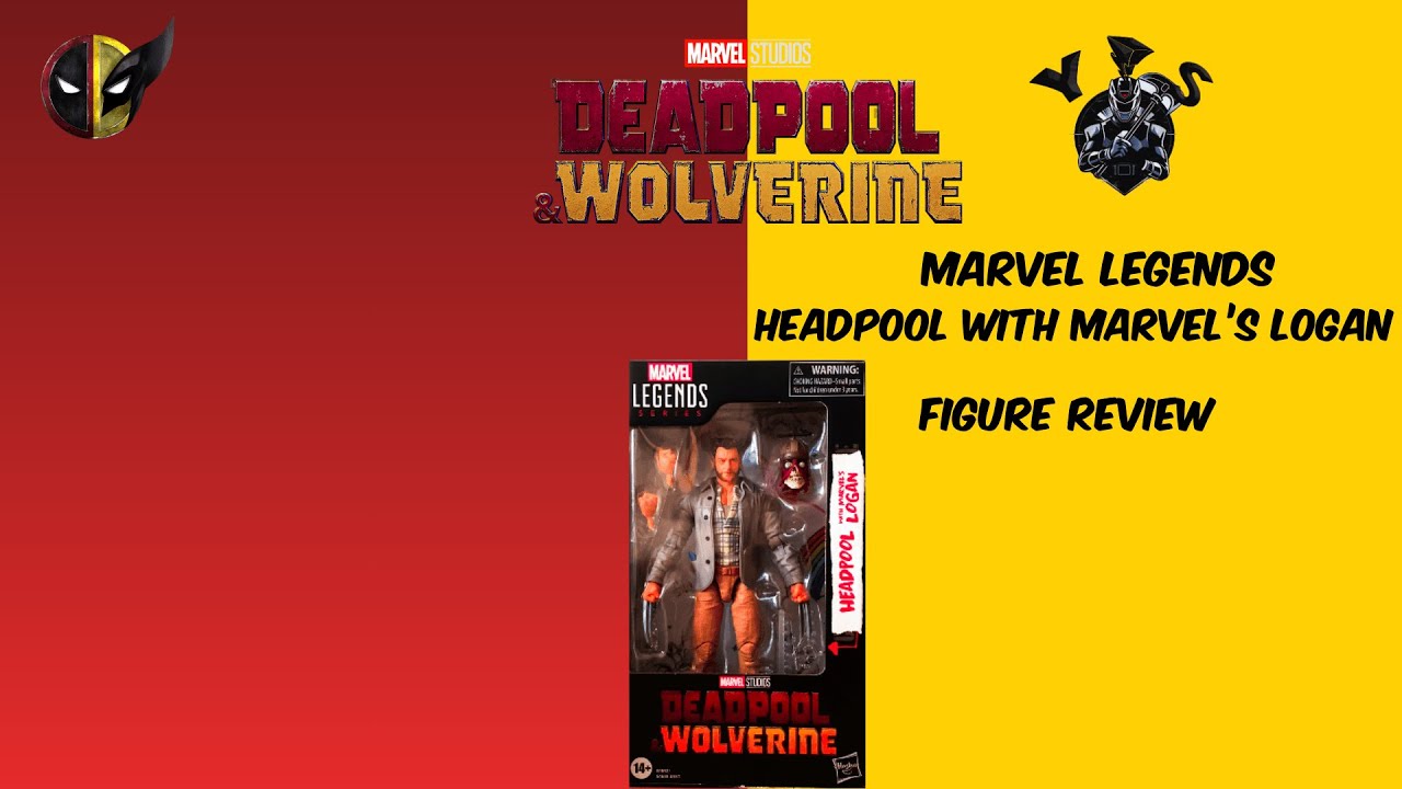 MARVEL LEGENDS HEADPOOL WITH MARVEL'S LOGAN FIGURE REVIEW| MAVER ...