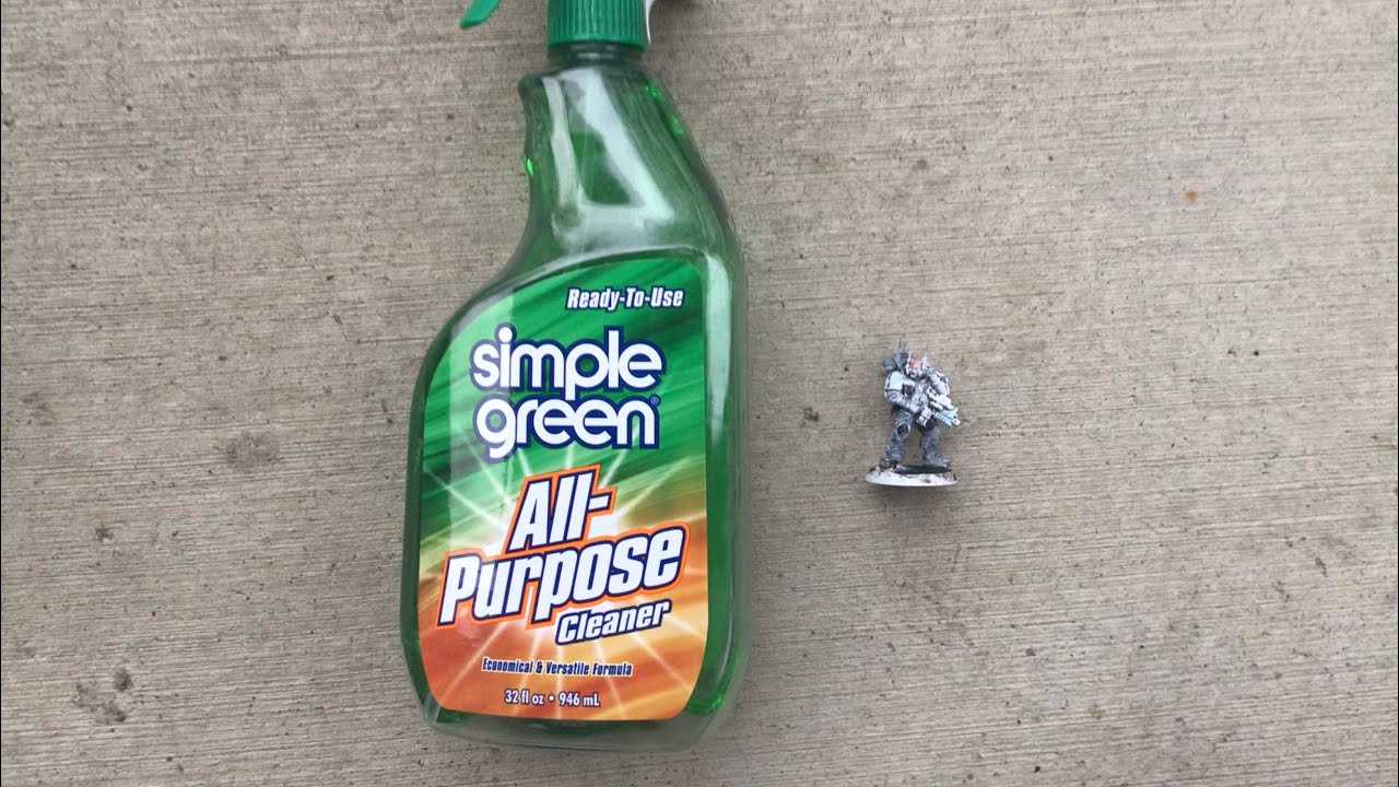 Stripping Plastic Miniatures With Simple Green - YouTube