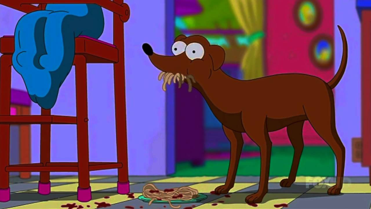 fat dog hell simpsons S27E06 clip - YouTube
