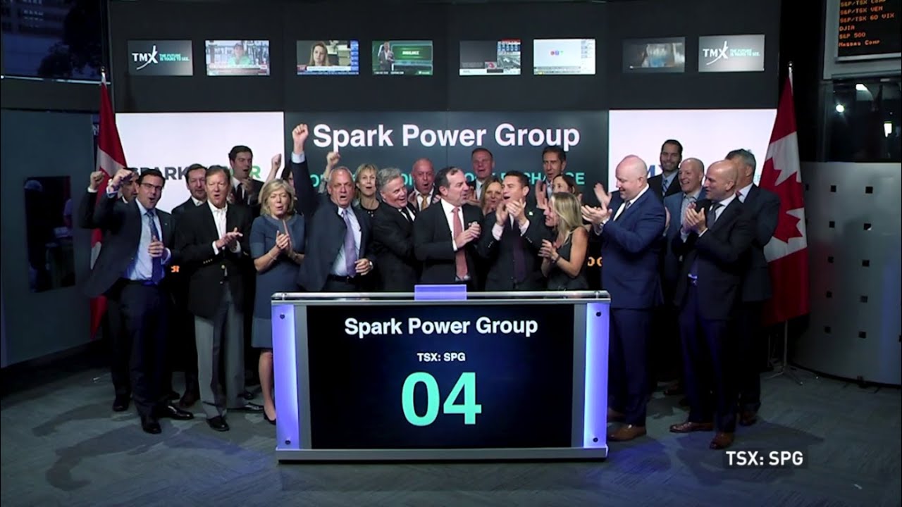 Spark Power Group Inc. celebrates their listing on TSX! - YouTube