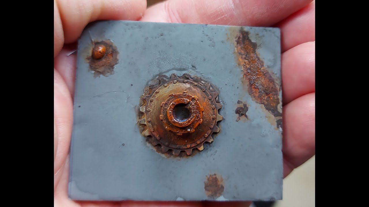 How i paint a rust effect - YouTube