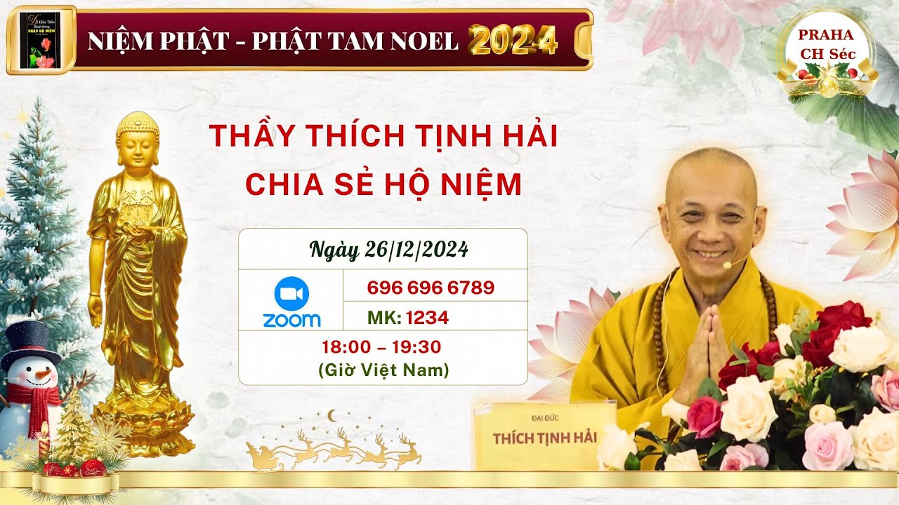 THẦY TỊNH HẢI C.SẺ PHÁP HN CÙNG PHÁP HỘI NIỆM PHẬT - PHẬT TAM NOEL 2024 ...