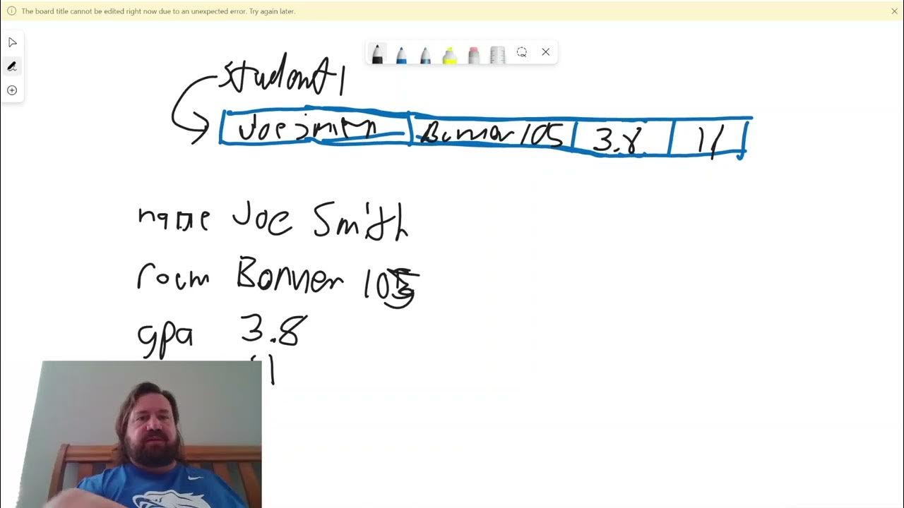 Intro to Lesson Nine, part 2: structs - YouTube