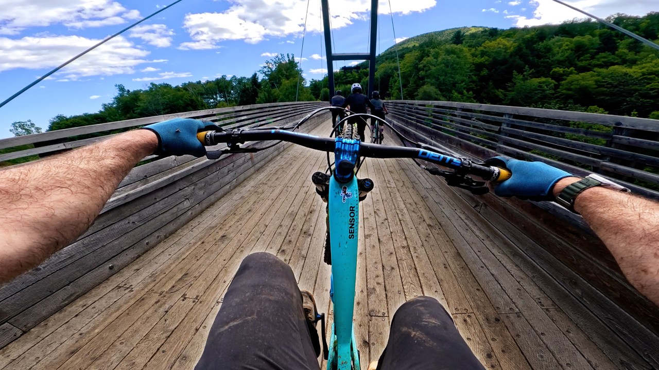 This Bike Park Has Breathtaking Views And The Trails Are Shocking - YouTube