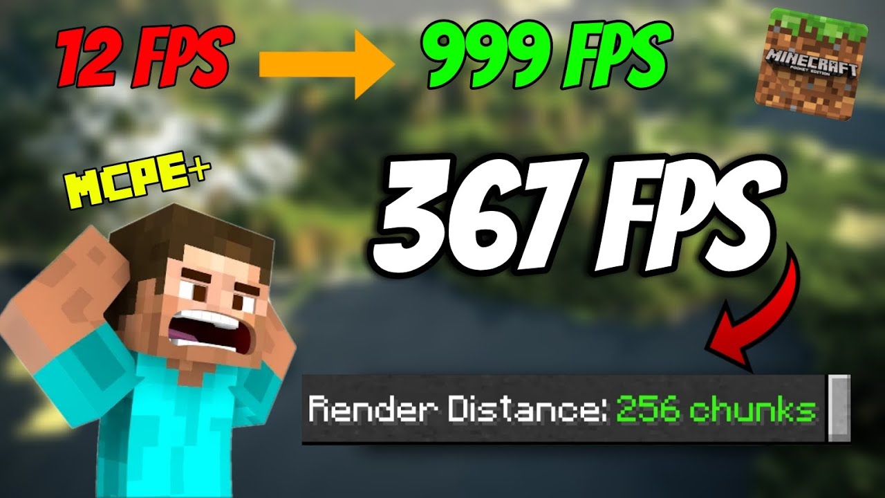 How to Boost FPS in Minecraft Mobile | Fixes Minecraft FPS | Increase ...