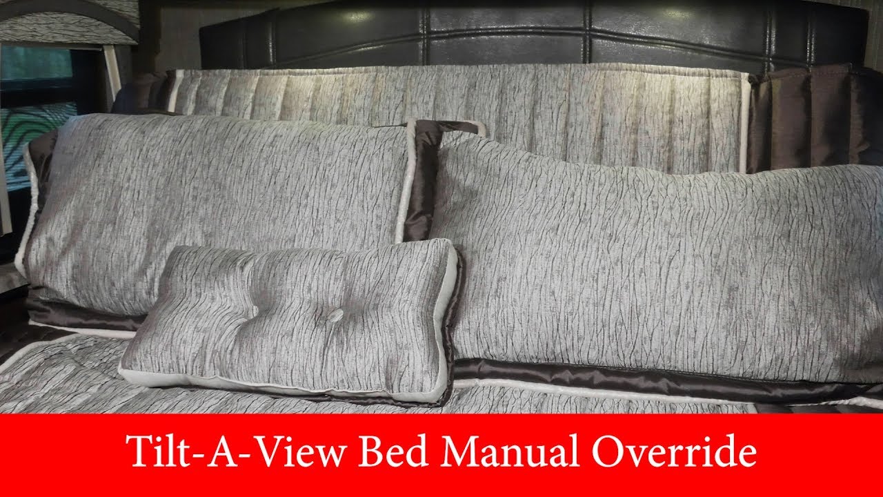 Thor Motor Coach Tilt-A-View Bed Manual Override - YouTube